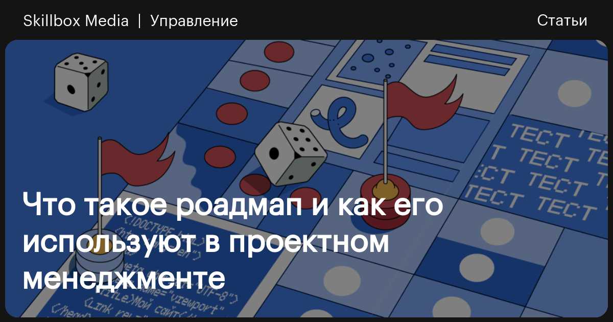 Что такое роадмап и из чего он состоит / Skillbox Media