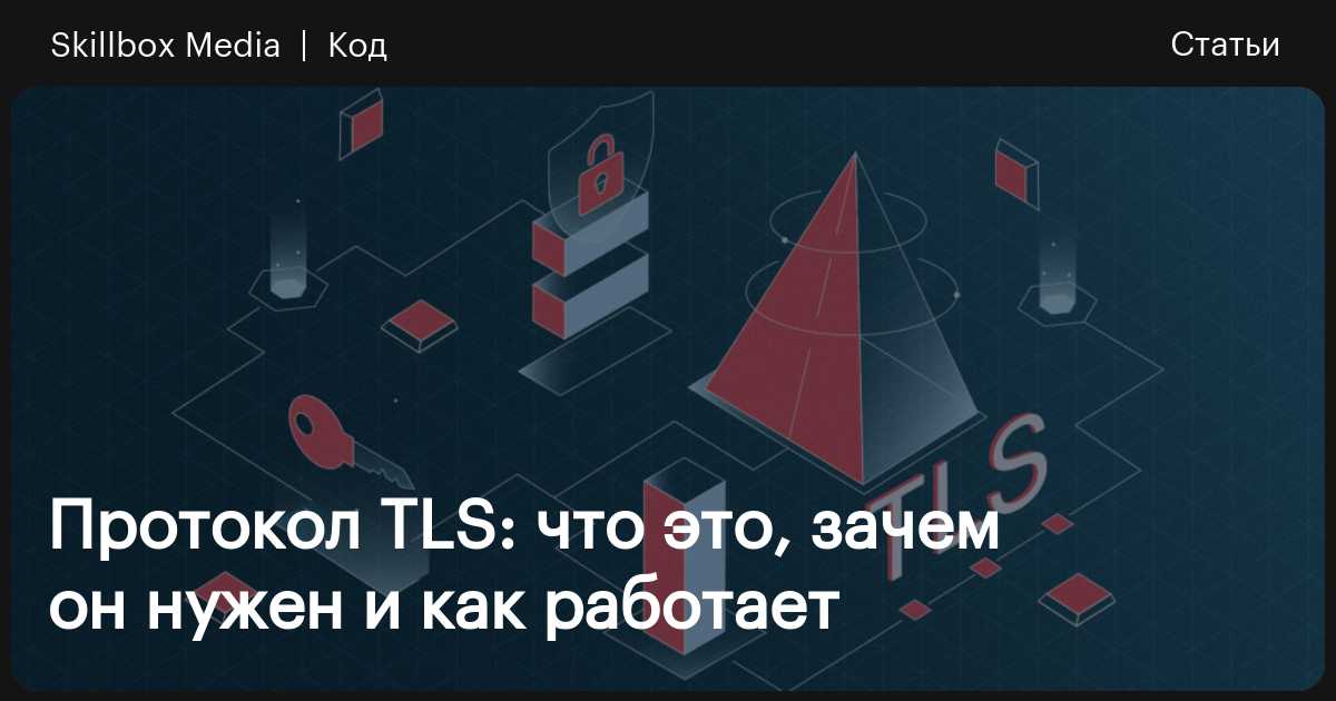 TLS: что это за протокол и как он работает / Skillbox Media