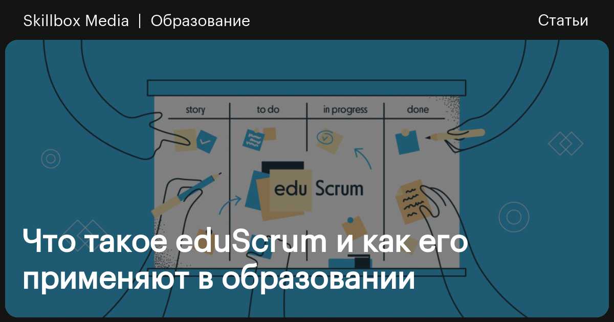 Что такое eduScrum / Skillbox Media
