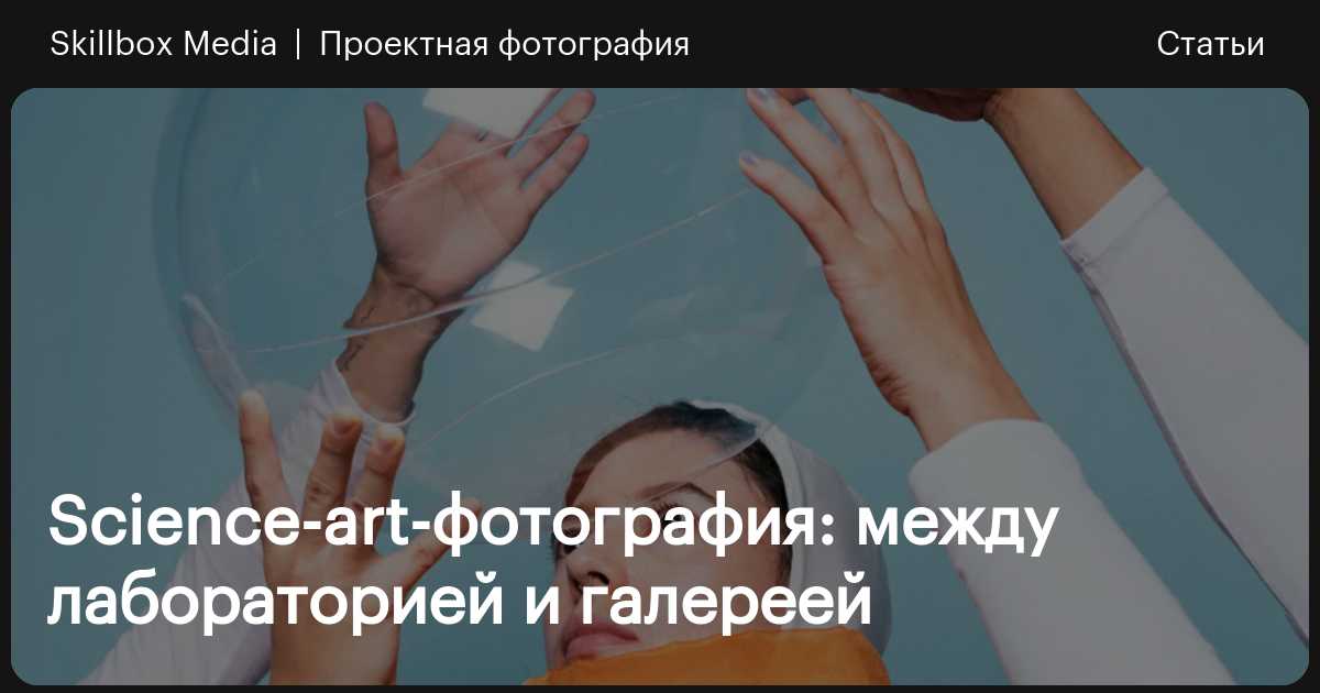 Science-art-фотография: между лабораторией и галереей / Skillbox Media